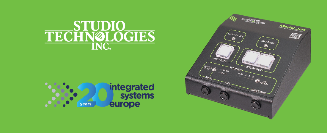 Studio Technologies Introduces Model 201 Interpreter’s Console at ISE ...