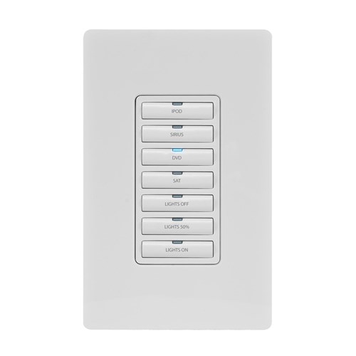 AMX FG5793-03-WH - AMX MET-7E-WH - Metreau 7-Button Ethernet Keypad ...