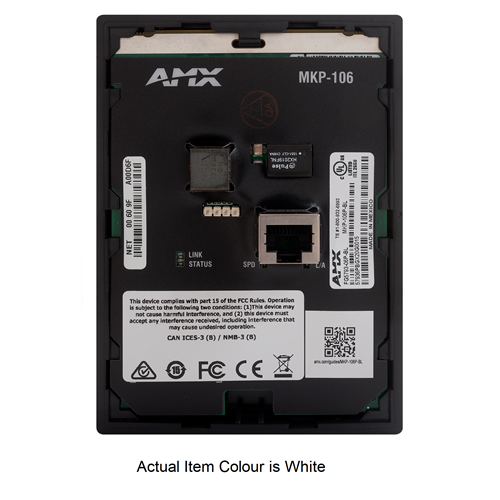 AMX FG5793-06P-WH - AMX MKP-106P-WH - Massio 6-Button Ethernet Keypad ...