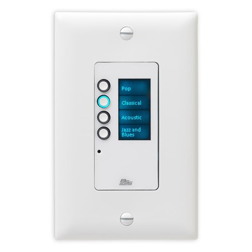 BSS EC4B-WH - BSS EC4B Ethernet Wall-Mount Controller with 4 Buttons ...