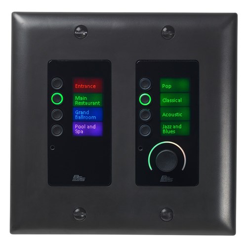 BSS EC8BV-BK - BSS EC8BV Ethernet Wall-Mount Controller with 8 Buttons ...