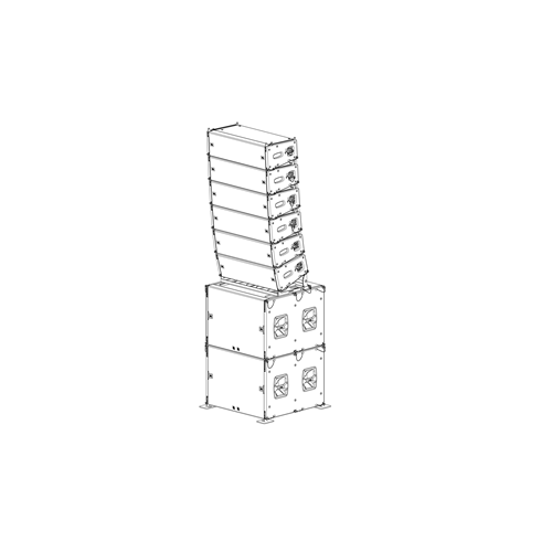 JBL VTX-A8-BP - JBL VTX-A8-BP Ground Stack Base Plate - MadisonAV