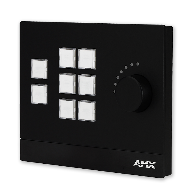 AMX FG5793-08L-BL - AMX MKP-108L-BL - Massio 8-Button Ethernet Keypad ...