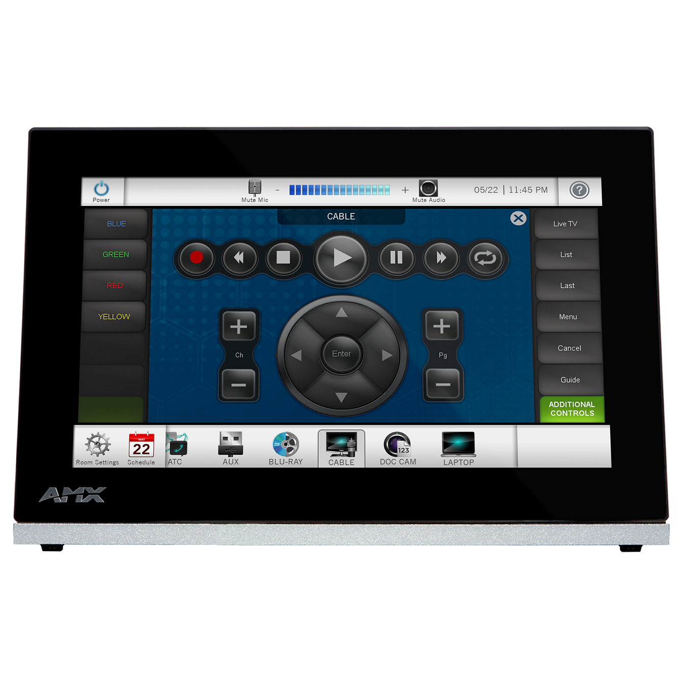 AMX FG5969-53 - AMX MT-702 - 7 Inch Modero Tabletop Touch Panel - MadisonAV