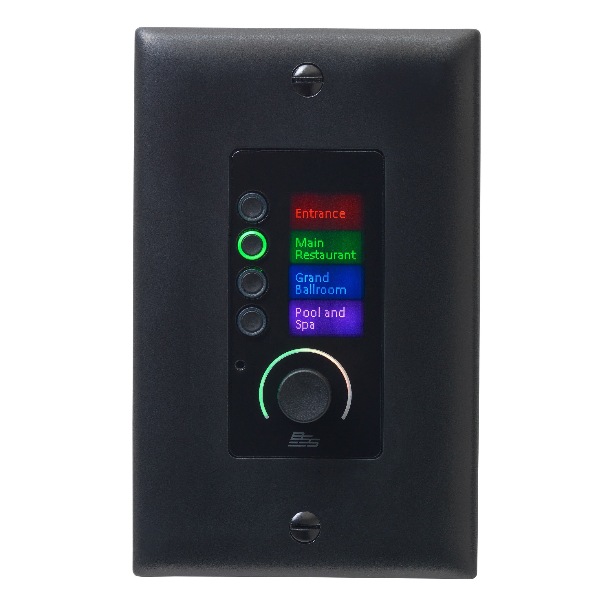 BSS EC4BV-BK - BSS EC4BV Ethernet Wall-Mounted Controller with 4 ...
