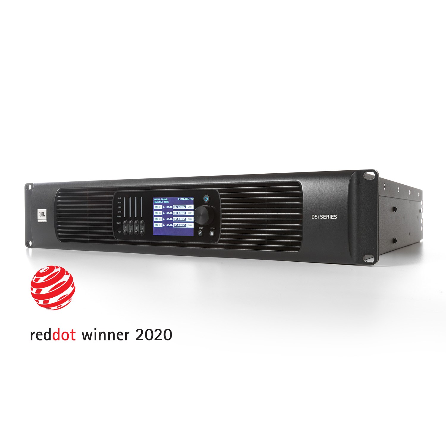 JBL SA4-D - JBL DSi 2.0 Series SA4-D 4 Channel Amplifier with Dante ...