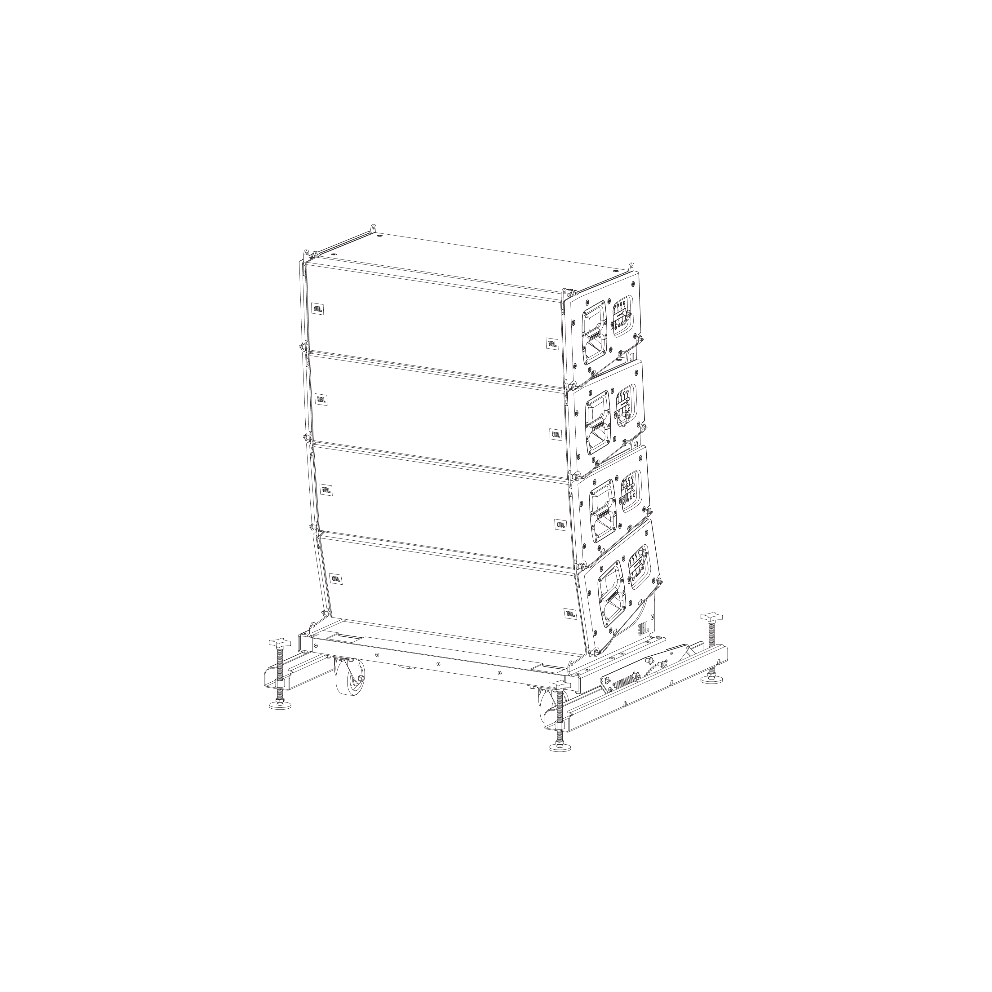 JBL VTX-A12-VT-GND - JBL VTX-A12-VT-GND Vertical Transporter Ground ...