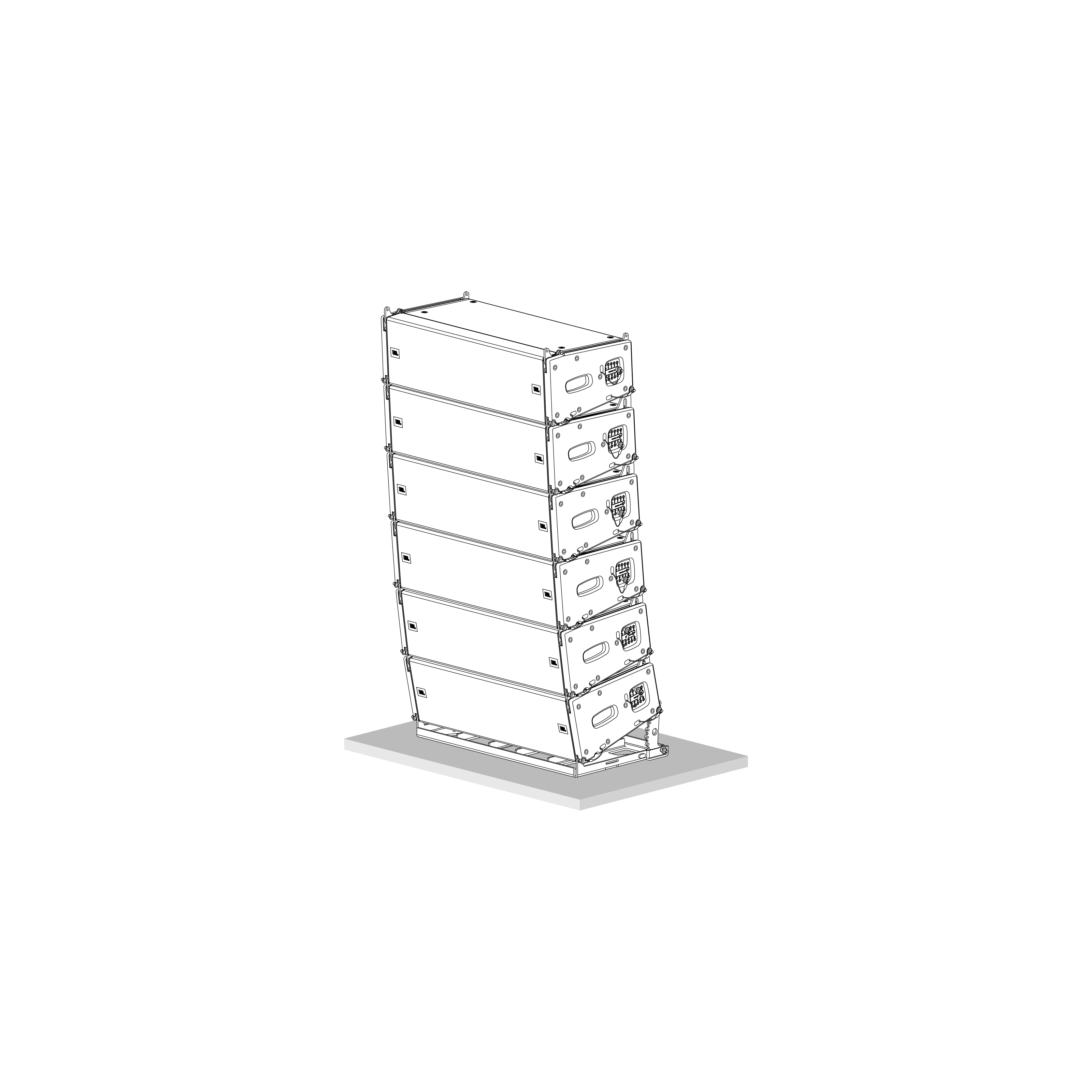 JBL VTX-A8-BP - JBL VTX-A8-BP Ground Stack Base Plate - MadisonAV