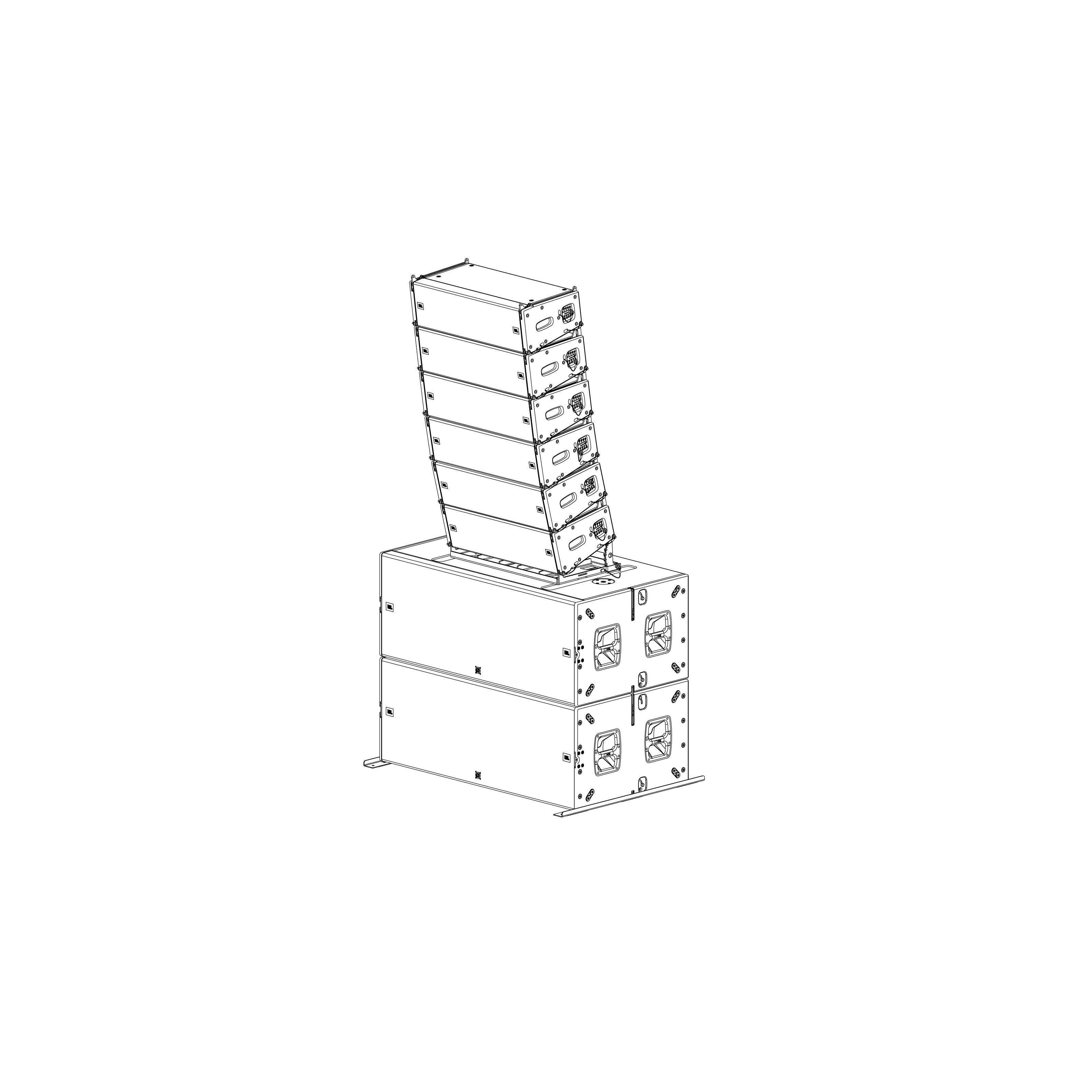 JBL VTX-B28-GND - JBL VTX-B28-GND - Ground Stack Accessory for VTX B28 ...