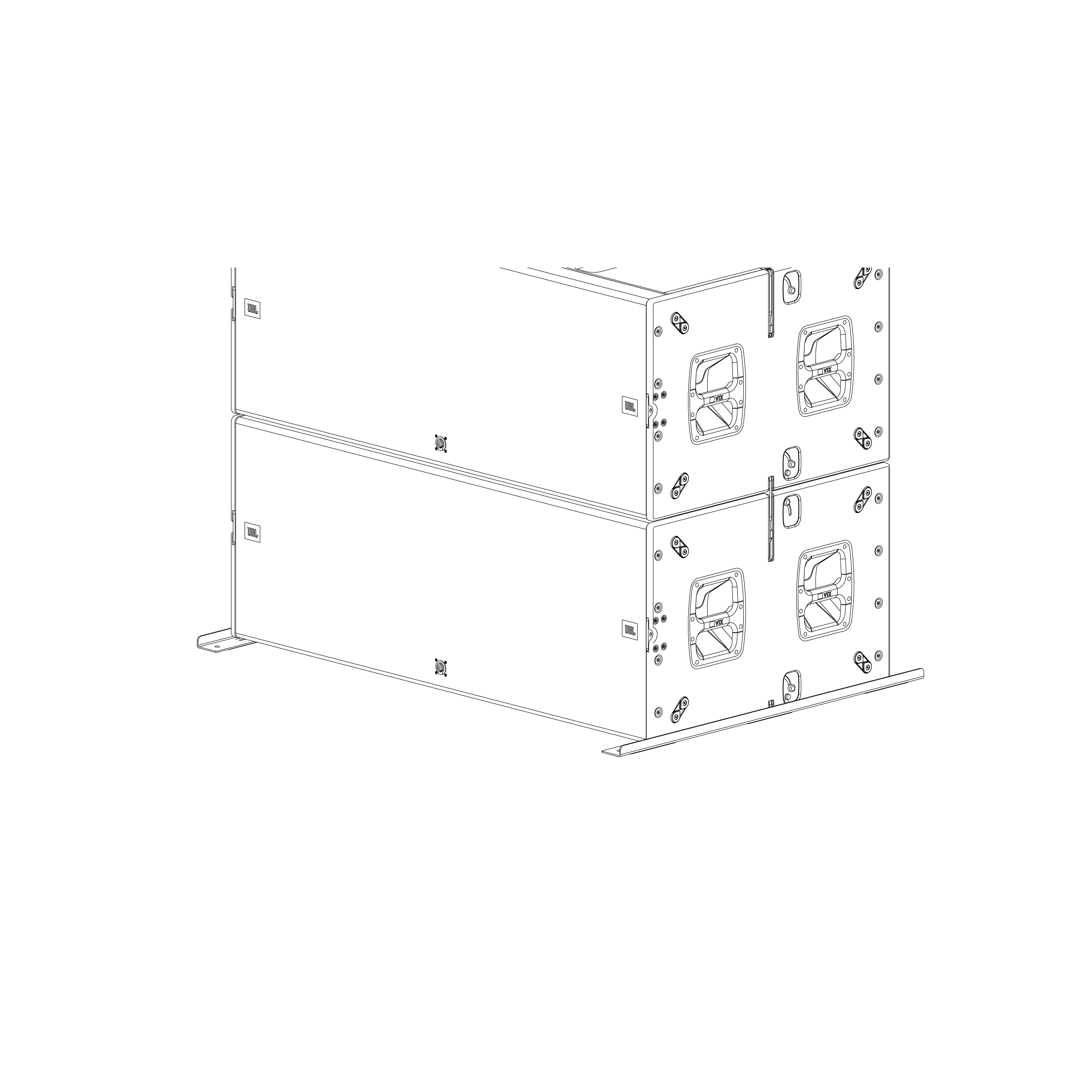 JBL VTX-B28-GND - JBL VTX-B28-GND - Ground Stack Accessory for VTX B28 ...