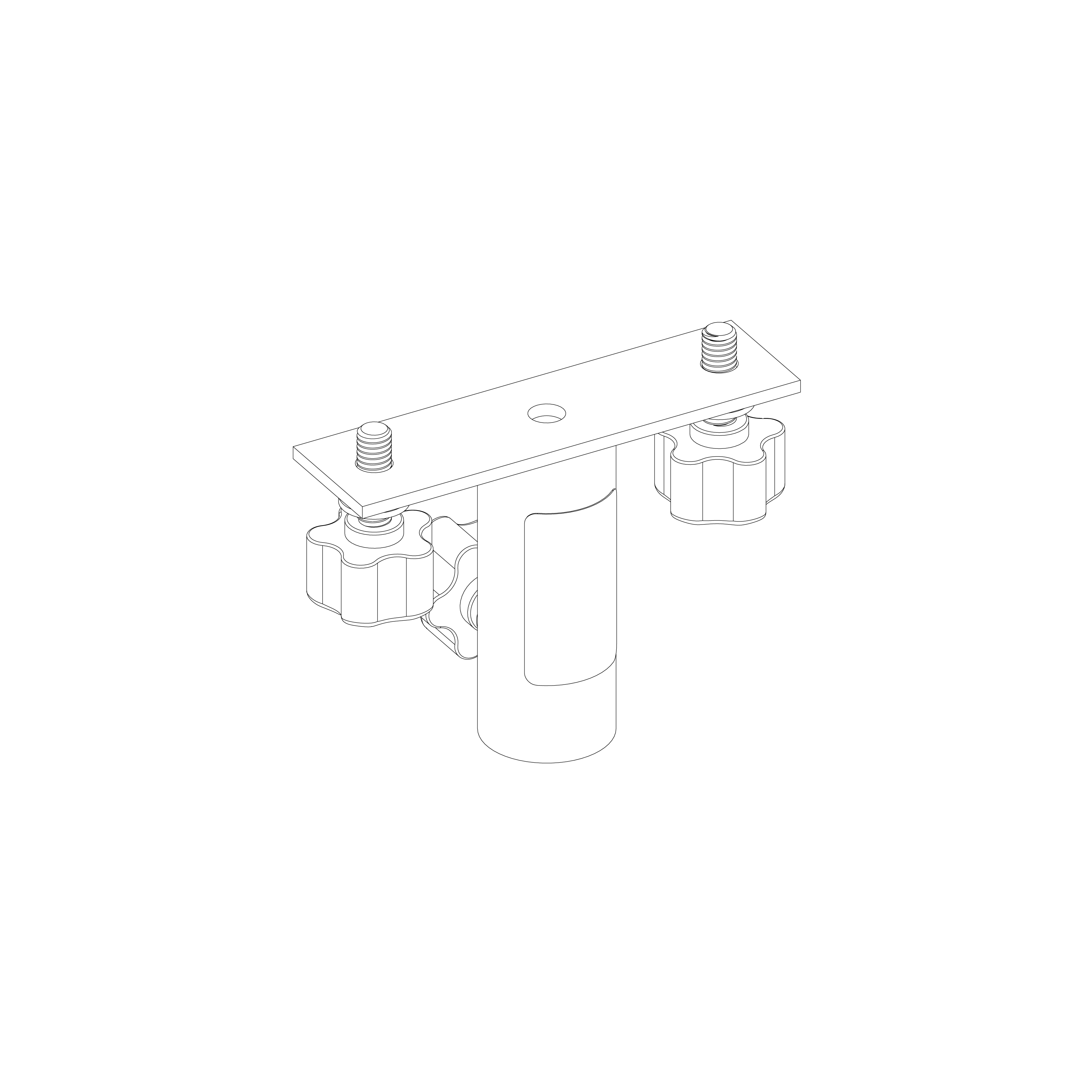 JBL VTX-PM - JBL VTX-PM Universal 35mm Pole Mount Adapter T-Bar style ...