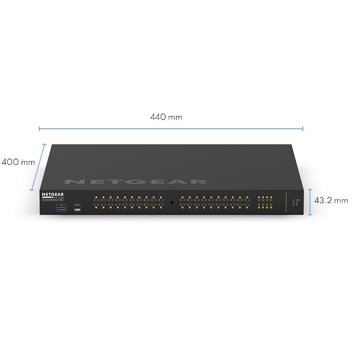 NGR GSM4248P-100AJS - NETGEAR AV Line M4250-40G8F-PoE+ 40x1G PoE+ 480W ...