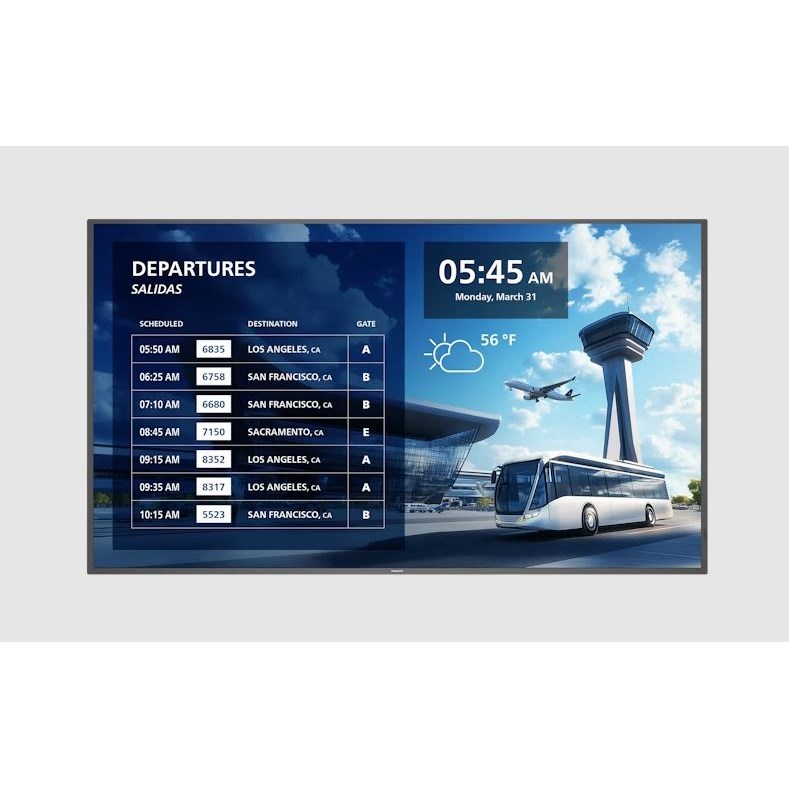 PHL 65BDL6017P - Philips 65 inch P Series 4K 24/7 800nit Professional ...
