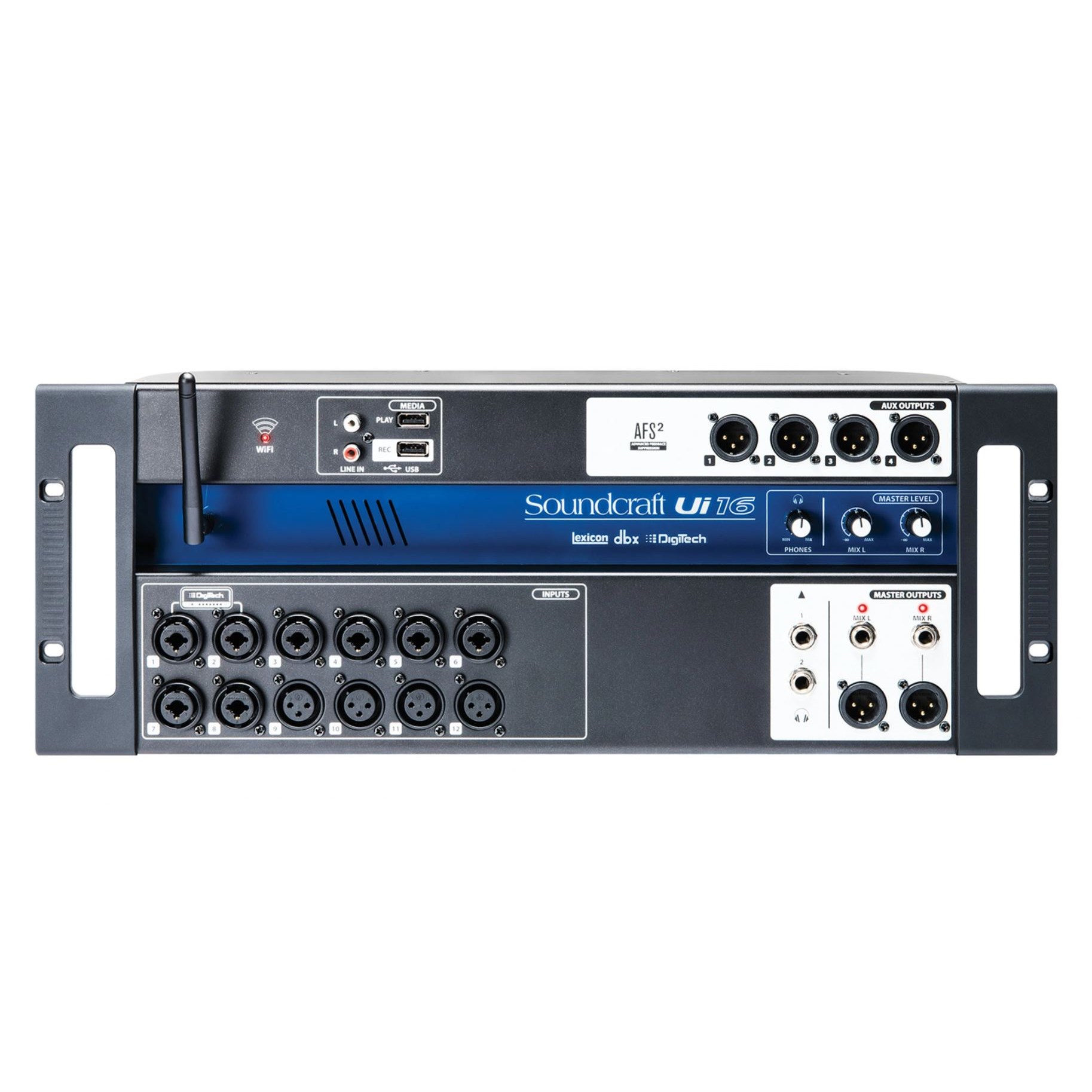 SCF 5056221 - Soundcraft Ui16 16-Channel Digital Mixer with Wireless ...