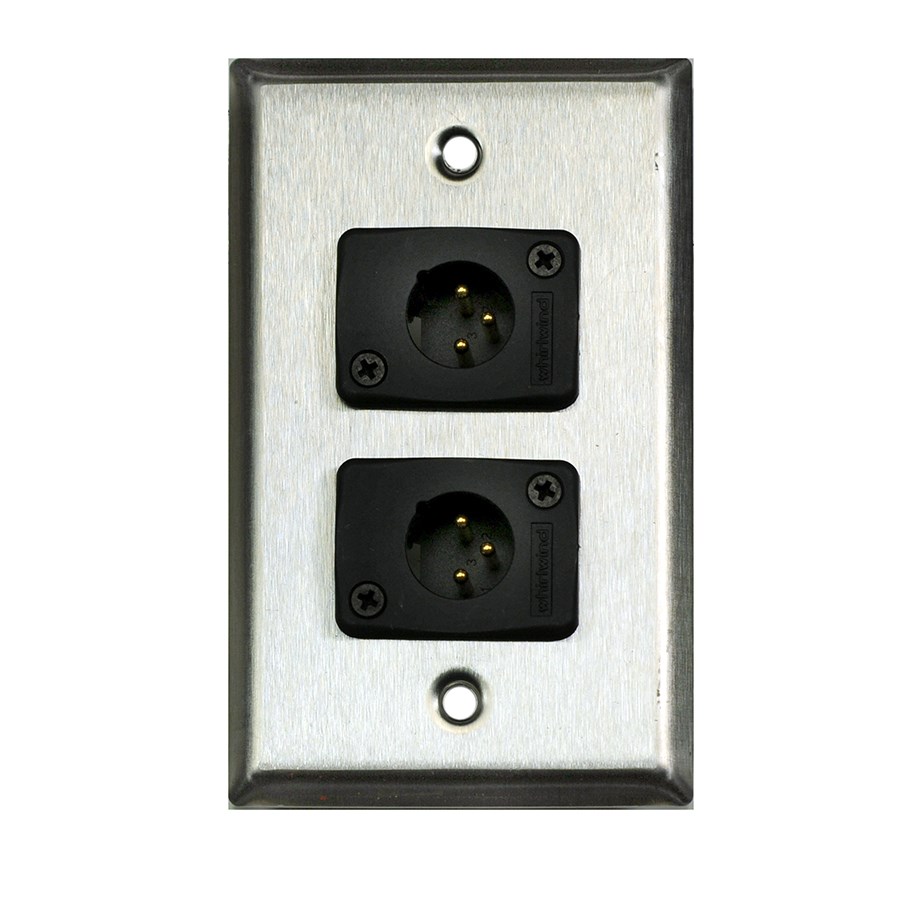 WH WP1/2MW - Whirlwind Wall Plate - 1 Gang Stainless Steel 2 Whirlwind ...