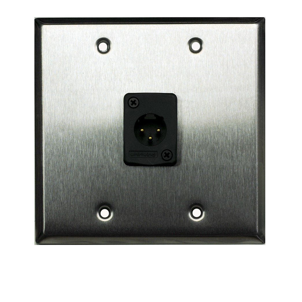 WH WP2/1MW - Whirlwind Wall Plate - 2 Gang Stainless Steel 1 Whirlwind ...