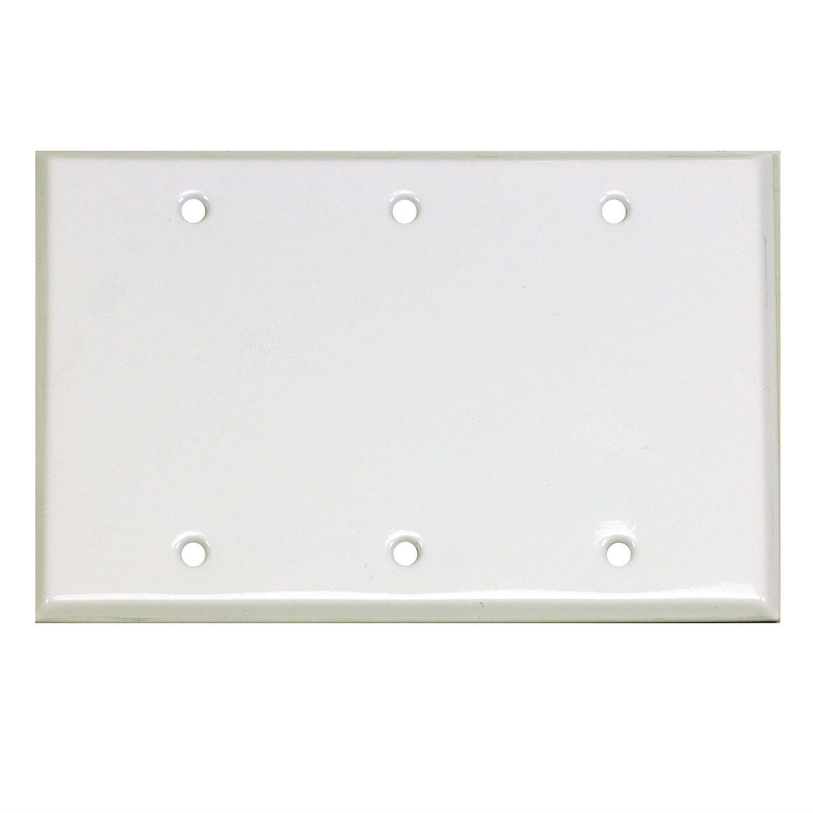 WH WP3/0H - Whirlwind Wall Plate - 3 Gang Stainless Steel Blank - MadisonAV